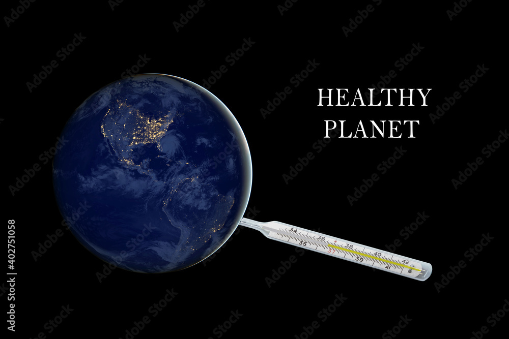 the concept of a healthy planet and victory over the Cold-19 pandemic ...
