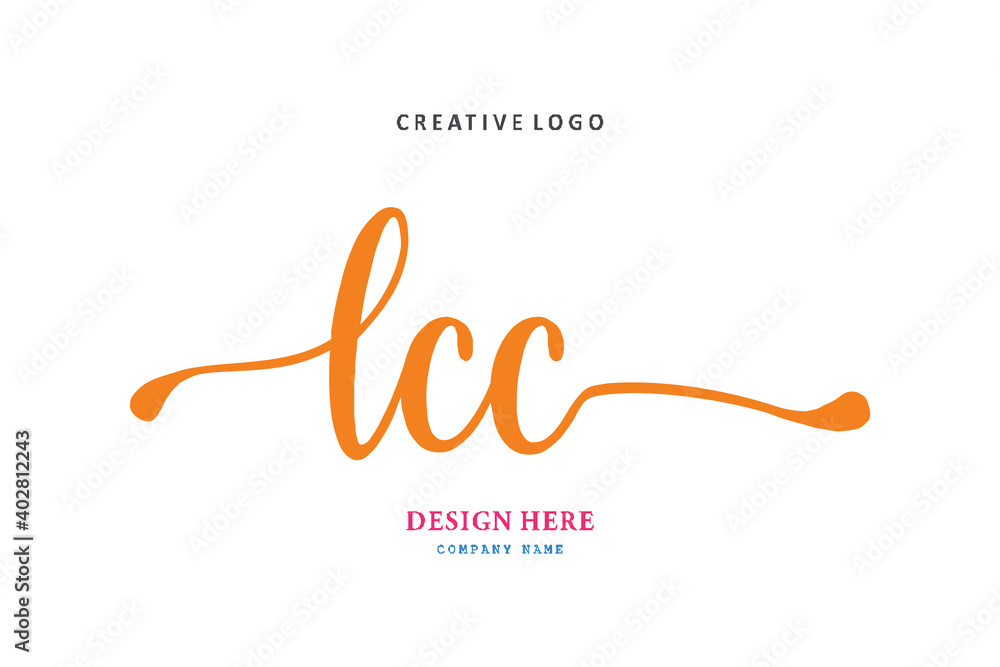LCC lettering logo is simple, easy to understand and authoritative ...