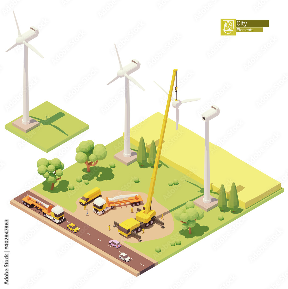 Wind Turbine Farm Map