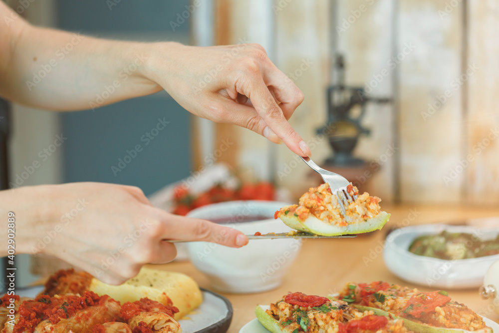 Romanian traditional food. Farm to table. Romanian cuisine. Food and ...