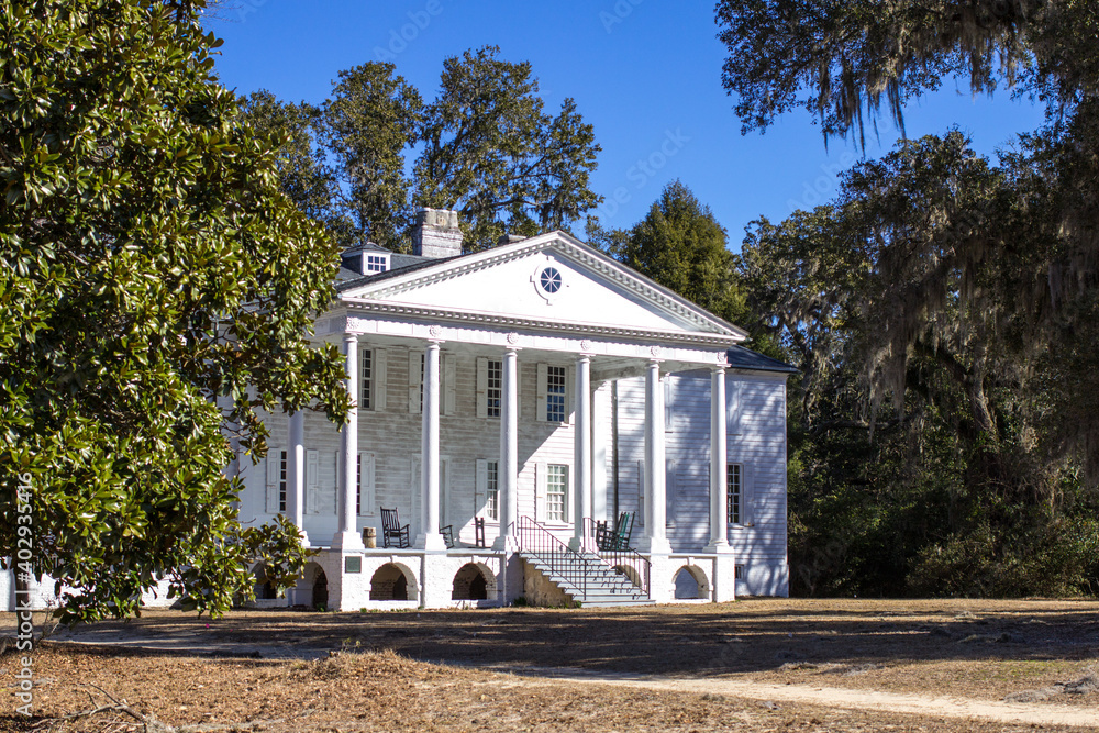 The historic Hampton Plantation near Charleston, SC is a state owned ...
