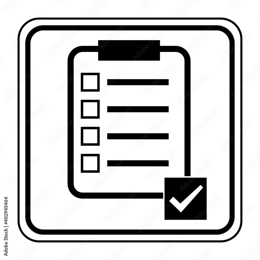 Logo questionnaire. Stock Vector | Adobe Stock