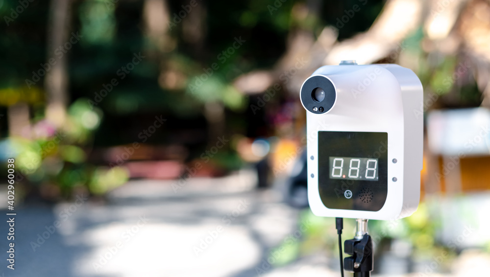 How to prevent the COVID-19 virus, Automatic infrared thermometer at ...