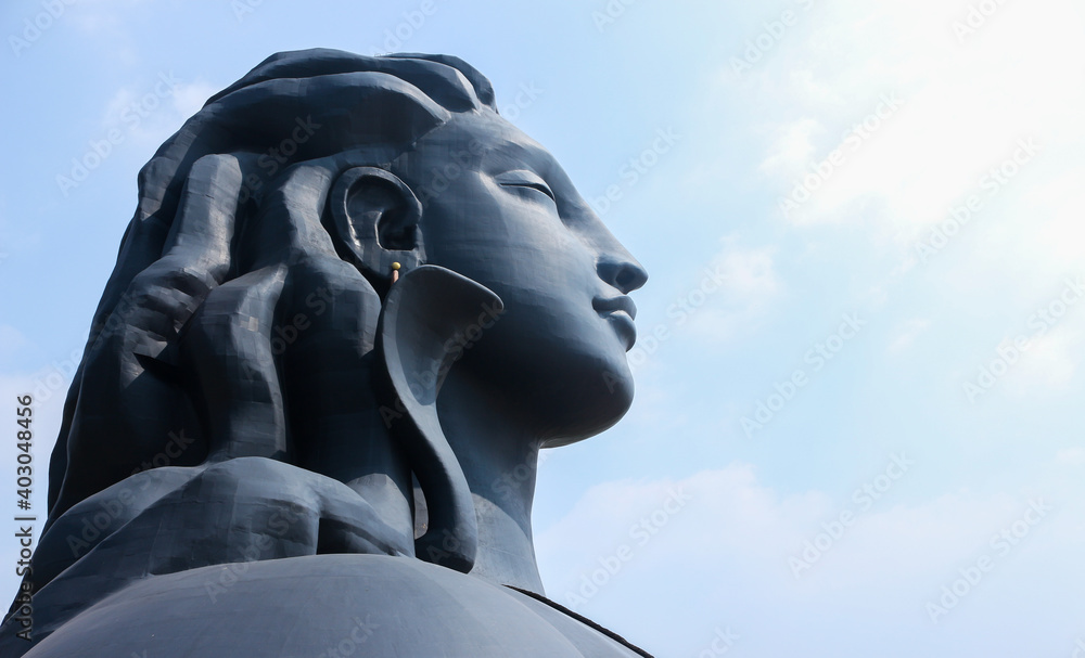 Adiyogi Lord Shiva Statue in Isha Yoga Coimbatore, Tamilnadu, India ...