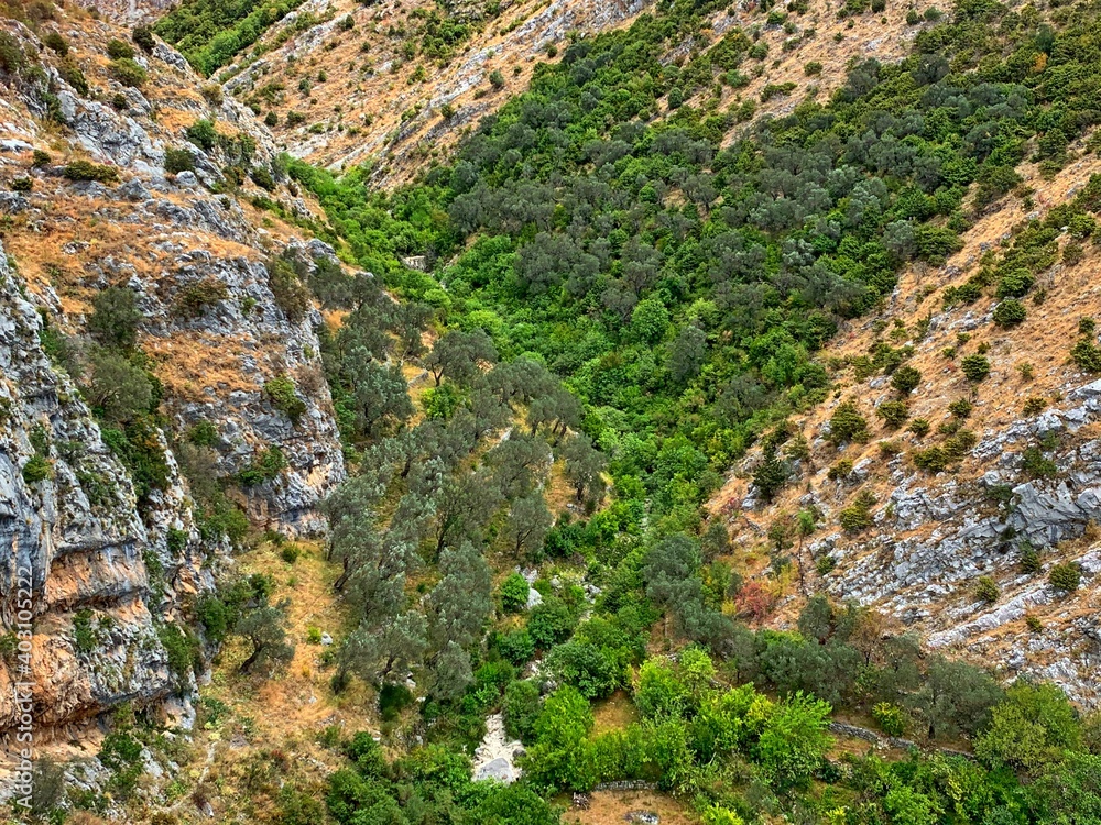 Dinaric Alps mountains in Balkans Montenegro, Rumija mount, ancient ...