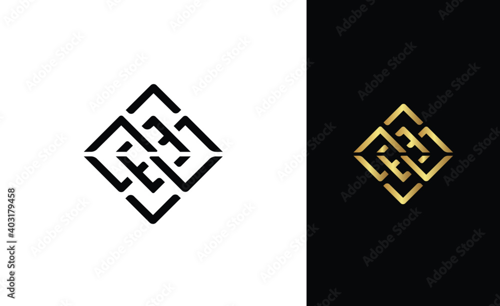 Letter E symbol, Geometry Logo Design Vector, E logotype emblem vector ...