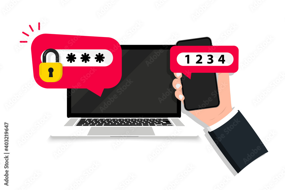 Two Step Authentication Safety Login Two Steps Verification With