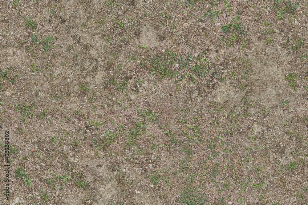 Fotka „Seamless outdoor grass, dry grass and dirt pattern, high ...