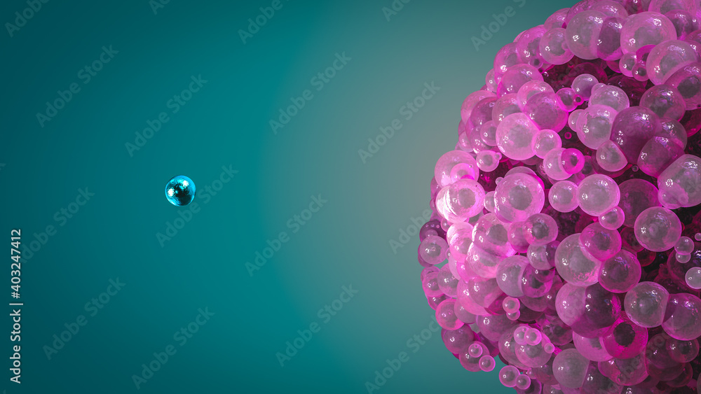 Unique concept gene editing future humans metastasis 3d rendering Stock ...