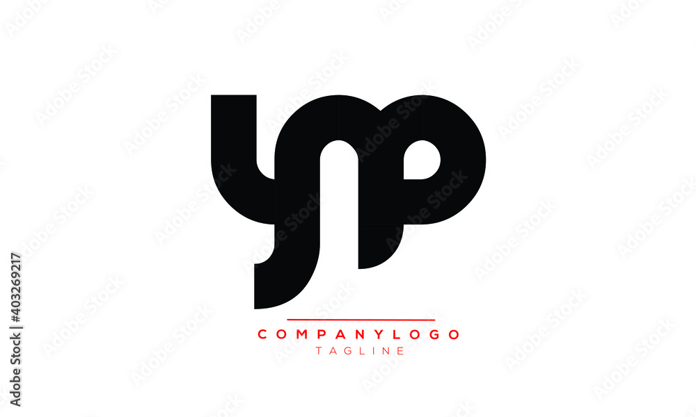 YP icon monogram letter text alphabet logo design Stock Vector | Adobe ...