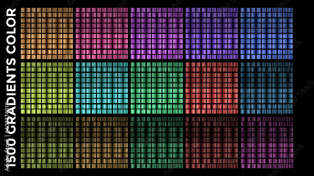 Big collection of Gradients Vector.1500 different glossy gradients mega ...