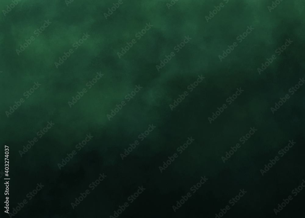 abstract forest green watercolor paint with dark gradient from bottom ...