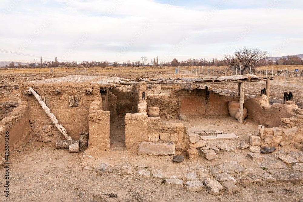 Kultepe ancient city ruins. Assyrian Trade Center in Karum-Kanis in ...