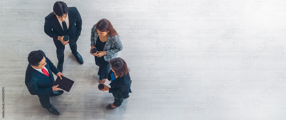 team business are standing meeting in office room Stock Photo | Adobe Stock