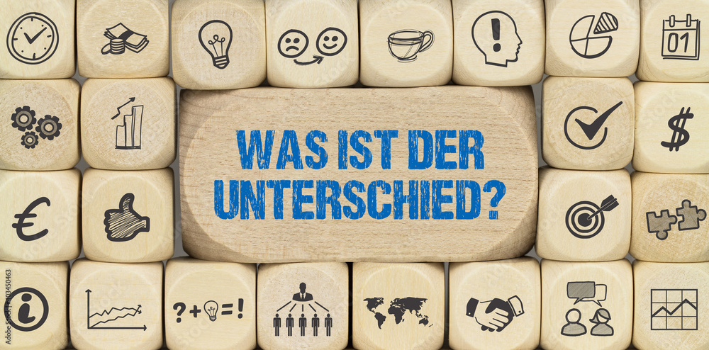 Was ist der Unterschied? Stock Photo | Adobe Stock