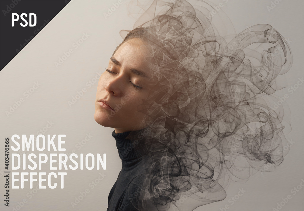 Smoke Dispersion Effect Stock Template | Adobe Stock