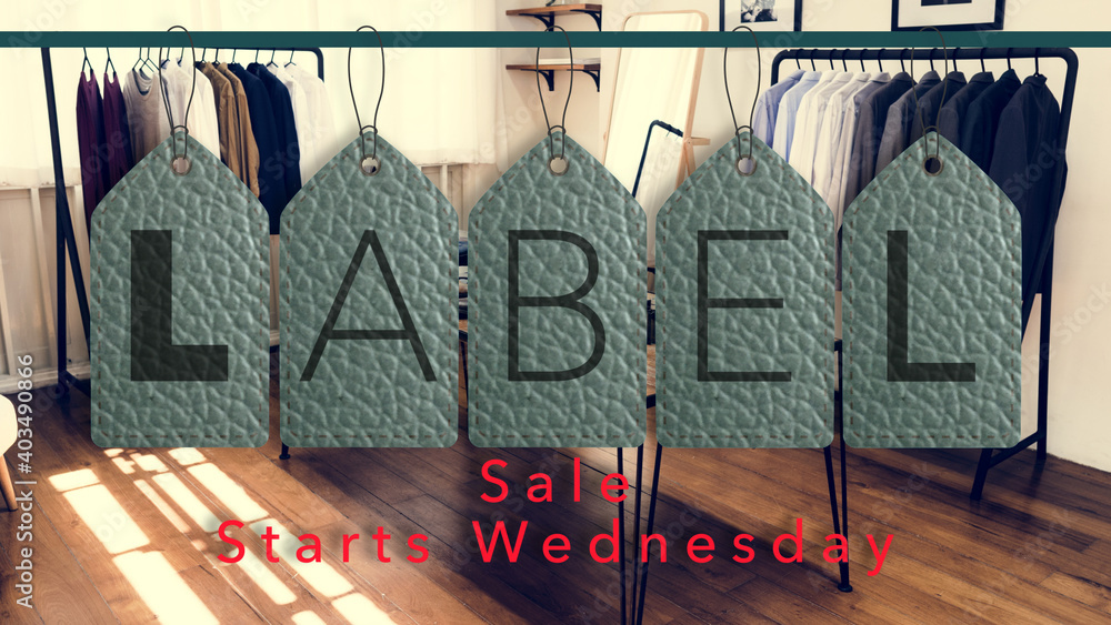 Label Message Overlay Stock Template | Adobe Stock