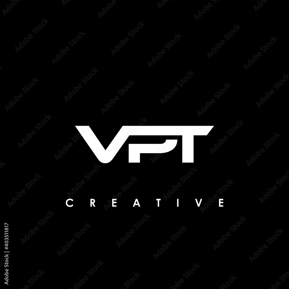 VPT Letter Initial Logo Design Template Vector Illustration Stock ...