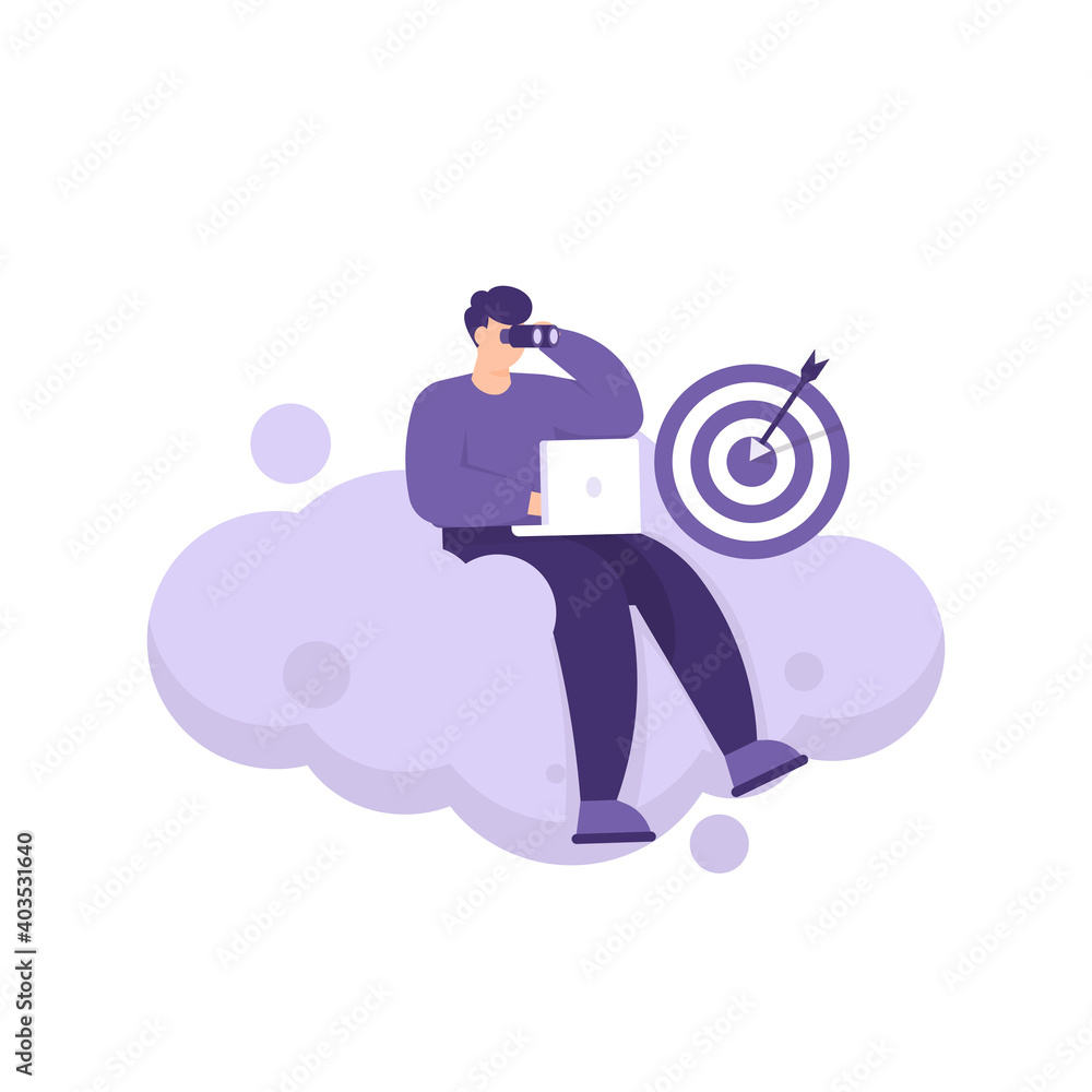 a visionary concept, seeing the future. set strategies and targets for ...