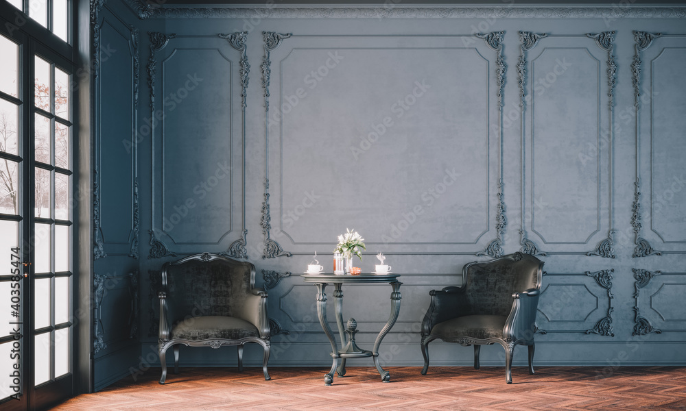 Modern interior design in the house, office, interior details, soft ...