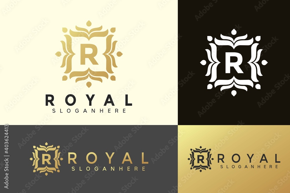 Royal logo vector, Luxury logo design, modern logo, Logo Designs Vector ...