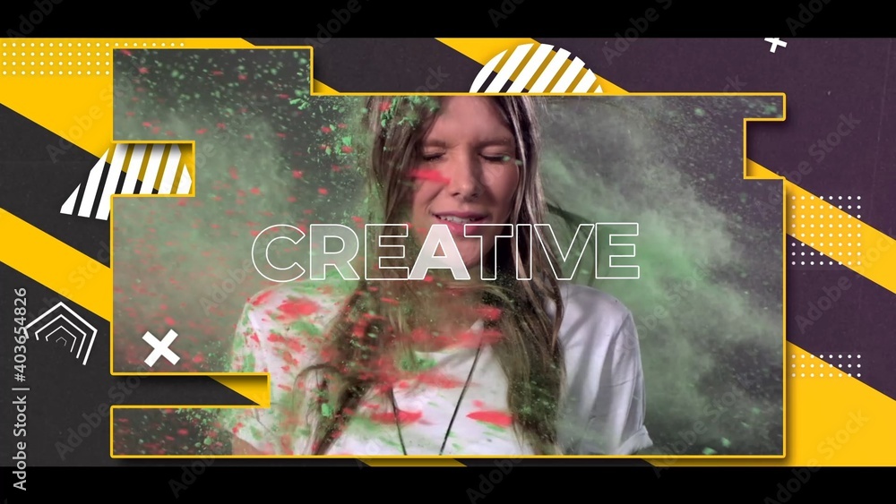 Creative Dynamic Slideshow Overlay Stock Template | Adobe Stock