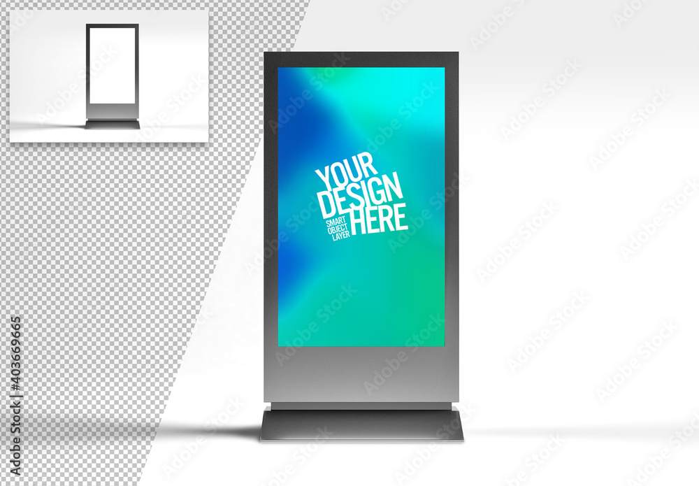 Mock Up of a Banner Stock Template | Adobe Stock