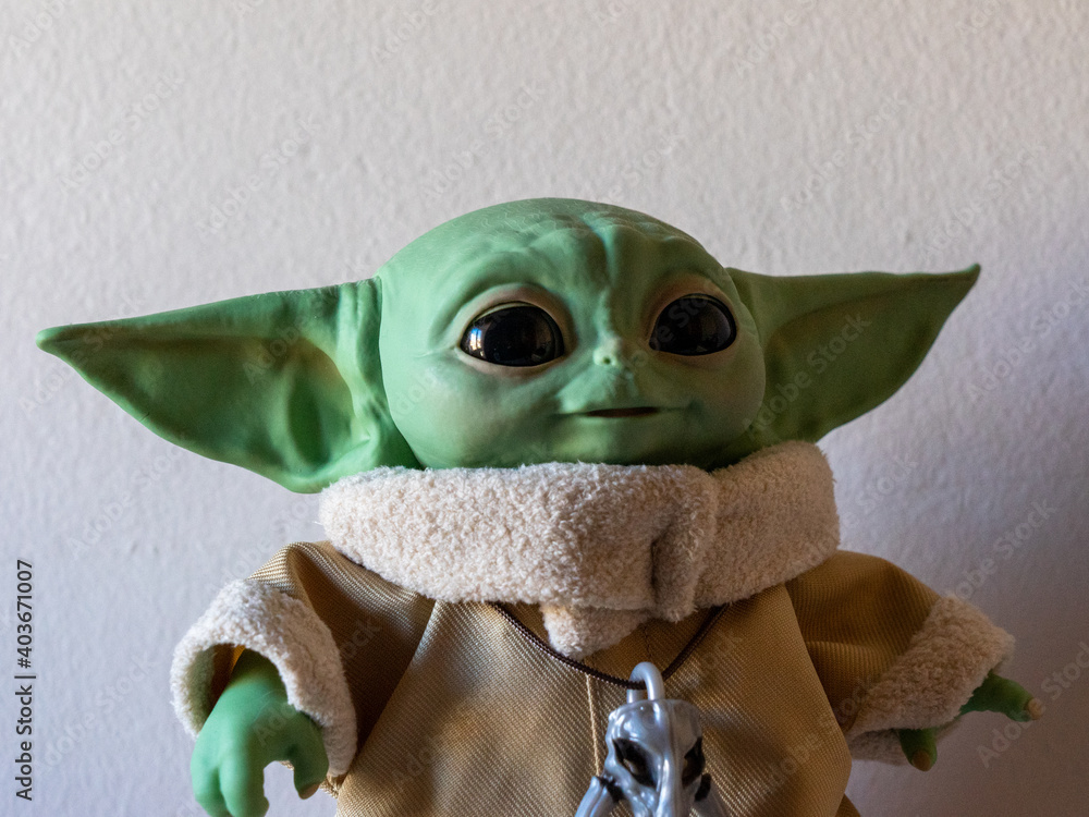 DECEMBER 2020: The Child, Grogu or baby Yoda, fictional character from ...