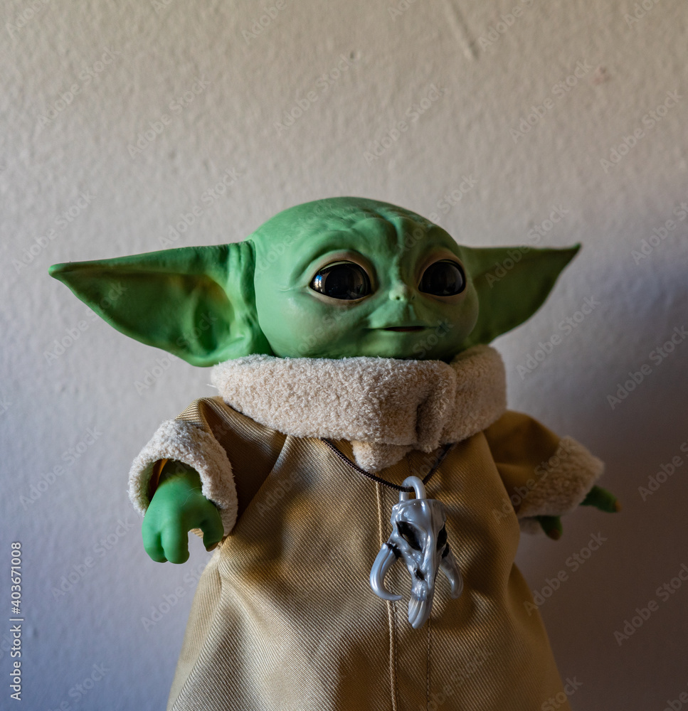 DECEMBER 2020: The Child, Grogu or baby Yoda, fictional character from ...