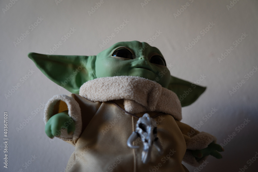 DECEMBER 2020: The Child, Grogu or baby Yoda, fictional character from ...