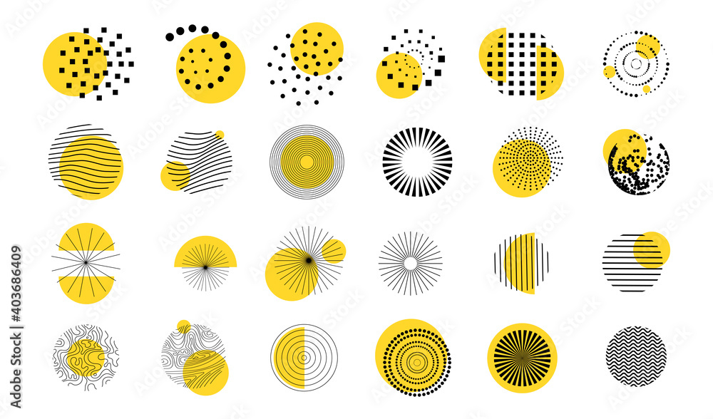 Vector illustration. Minimalist flat design elements for poster, book ...