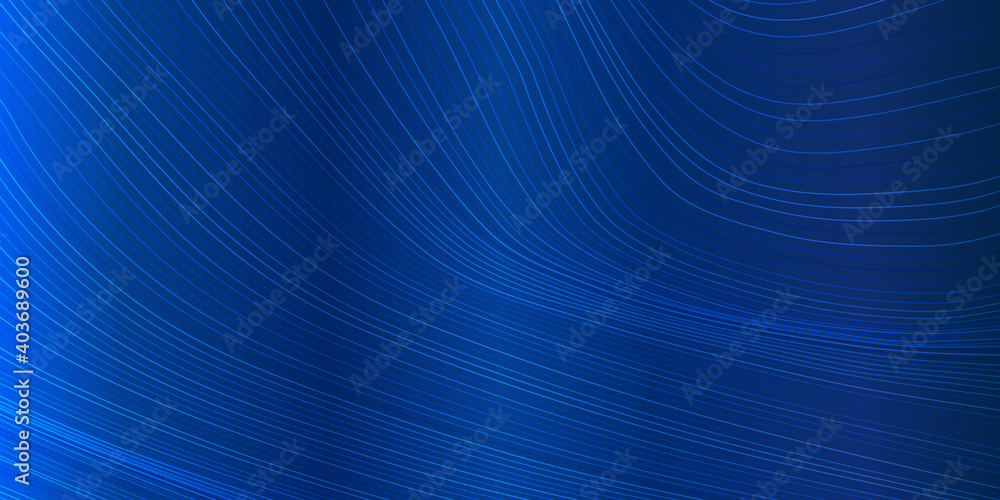 Modern blue abstract background, the look of stainless steel, circular ...