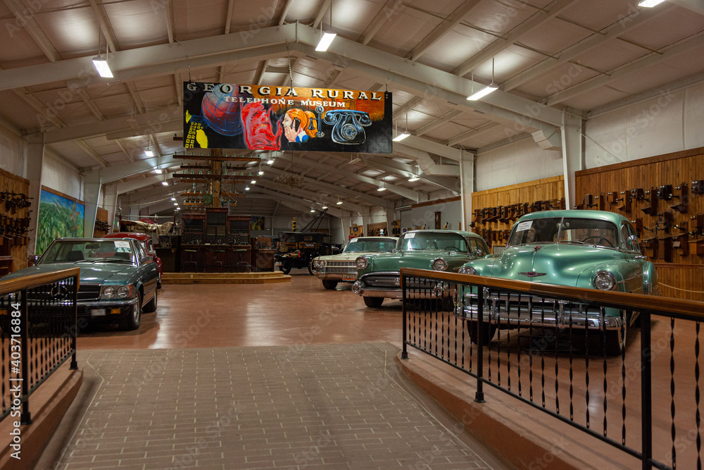 Georgia Rural Telephone Museum, Leslie, GA; July 30, 2019; Photo of ...