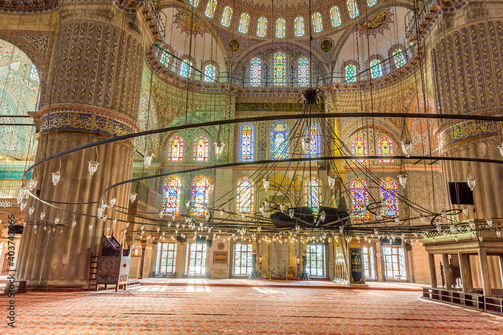 Sultan Ahmed Mosque Interior