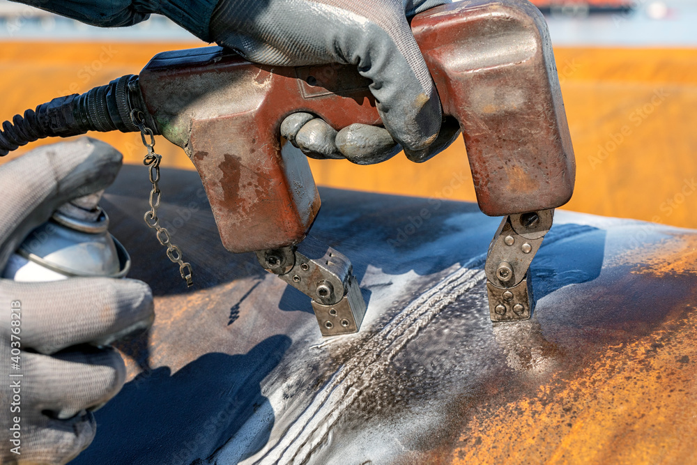 Magnetic particle testing. Magnetic particle inspection is a ... Magnetic particle testing. Magnetic particle inspection is a ...