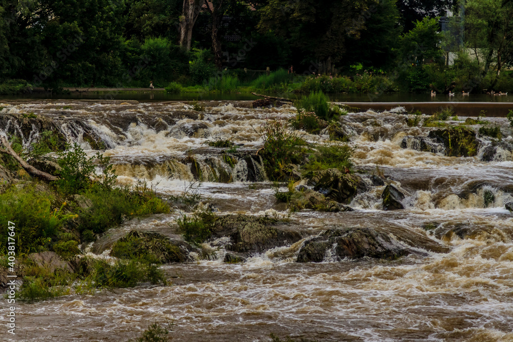 Wasserfall der Sieg Stock Photo | Adobe Stock