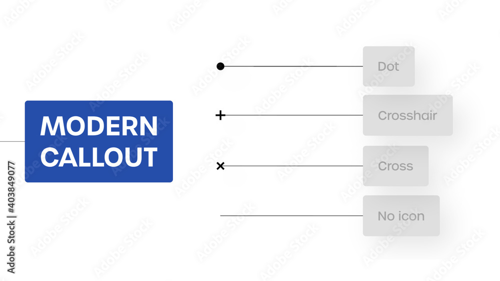 Modern Callout Box with Simple Animation Stock Template | Adobe Stock