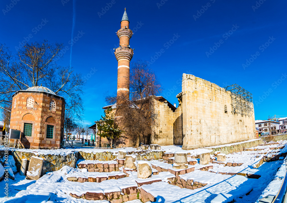 Haci Bayram Square is famous with Hacibayram Mosque and Temple of ...