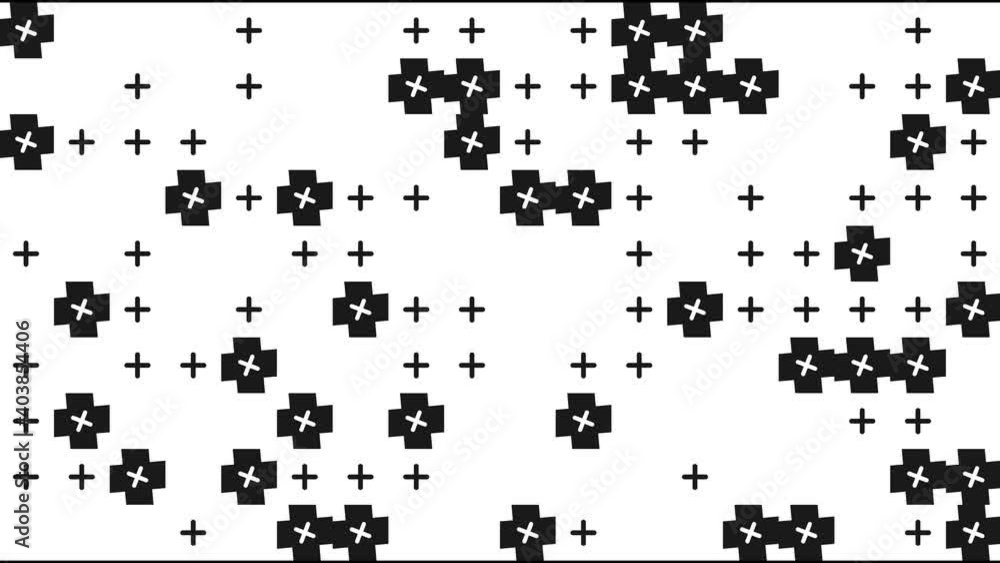 2d motion design animation background. Monochrome gamma. Animation of ...