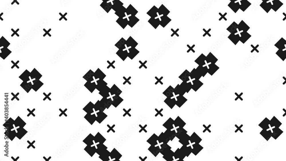2d motion design animation background. Monochrome gamma. Animation of ...