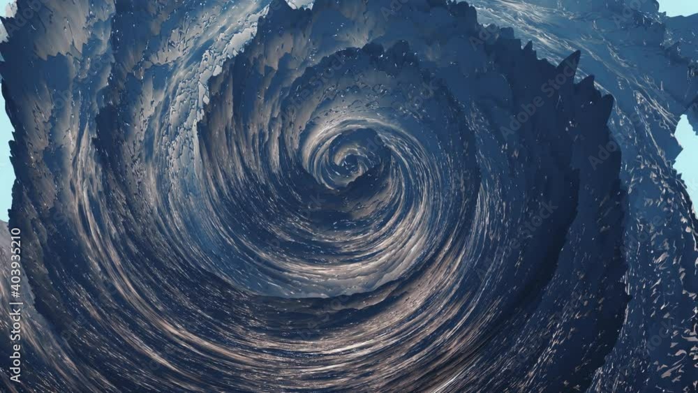 Hyper realistic Dynamic Cyclone effect with circular patterns and swirl ...