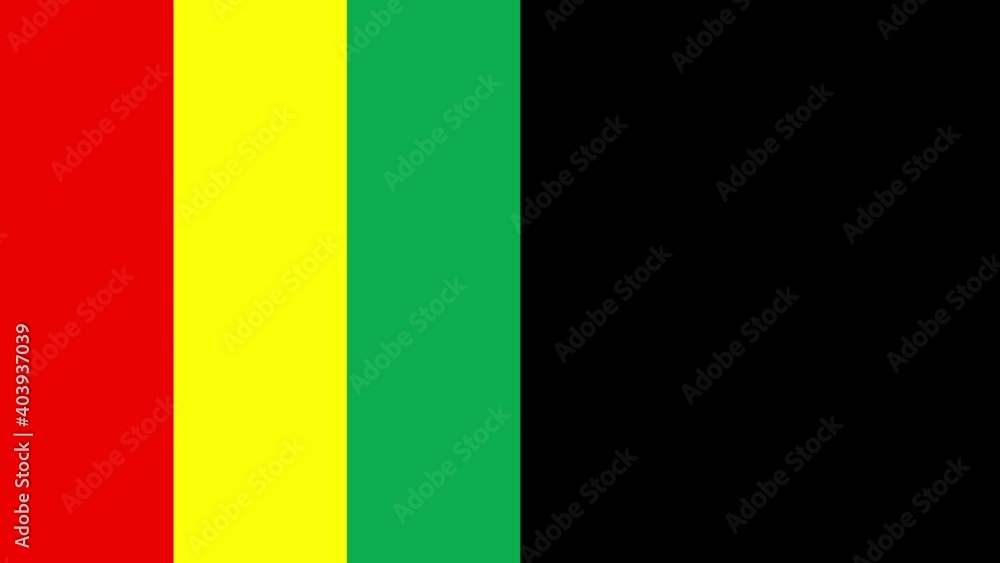 pan african colours symbol Stock Video | Adobe Stock
