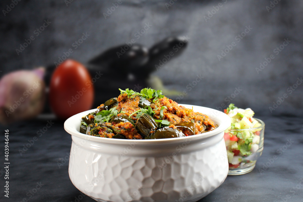 Baingan masala or Baingan curry or Eggplant Curry or Bainki sabzi is ...