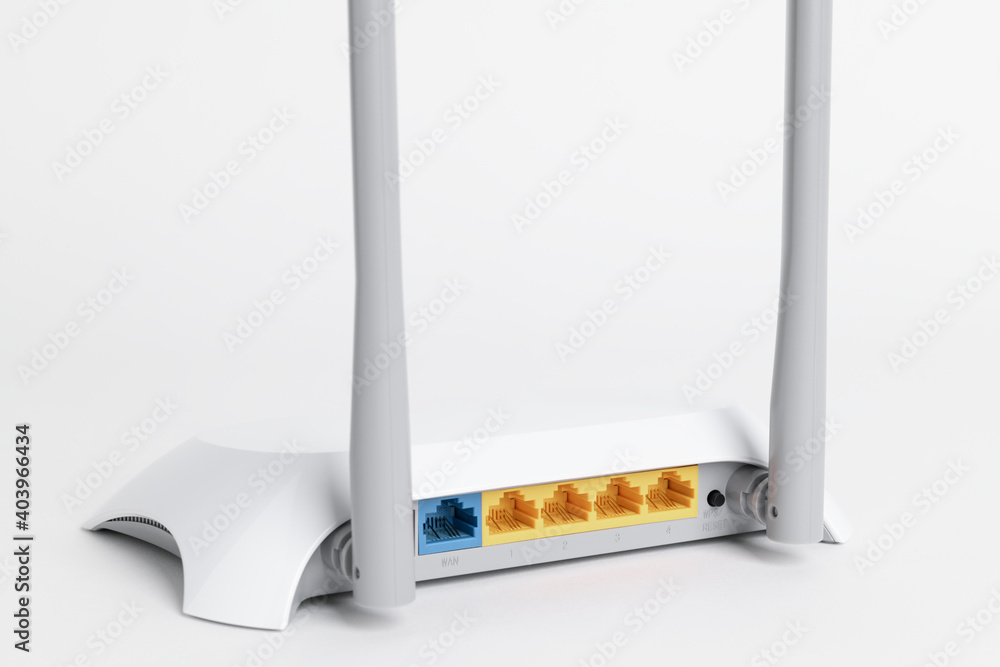 Wireless router mockup 5G network device Stock Photo | Adobe Stock