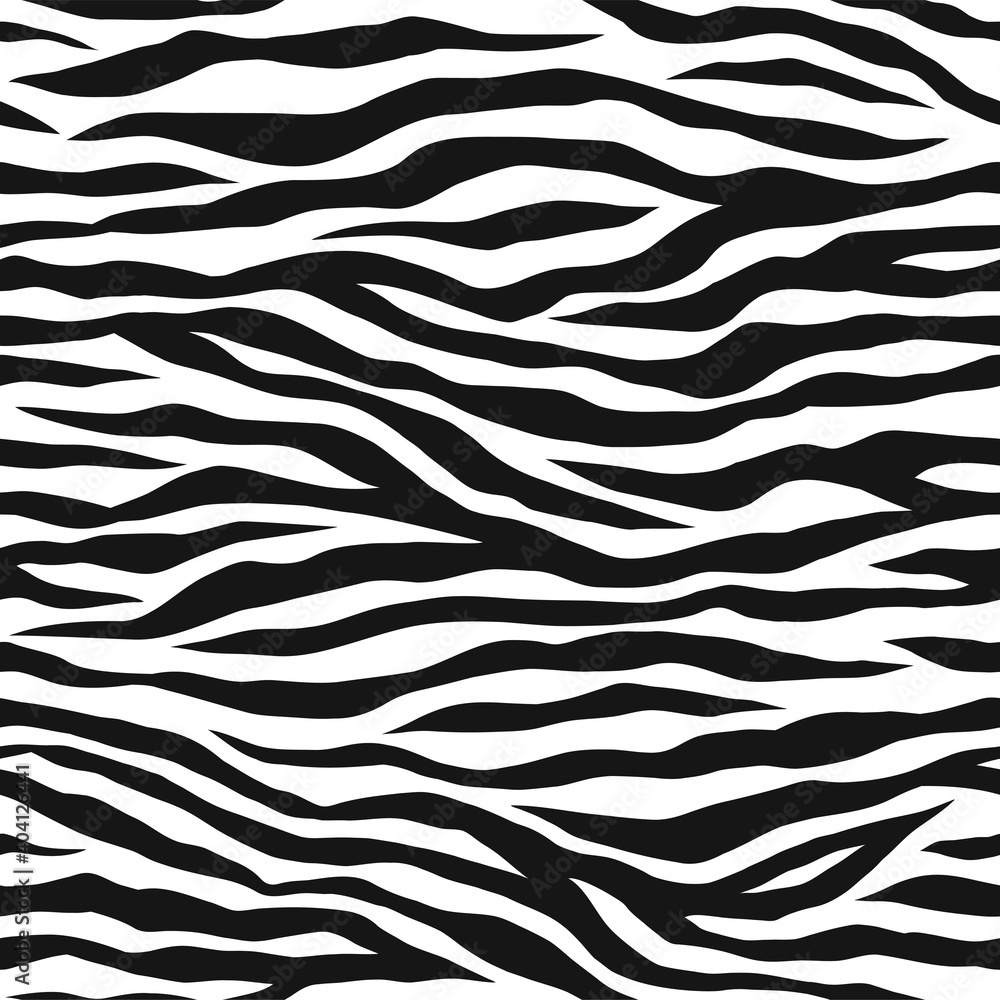 Zebra Skin Pattern Zebra Print Seamless Pattern Wild Animal Texture