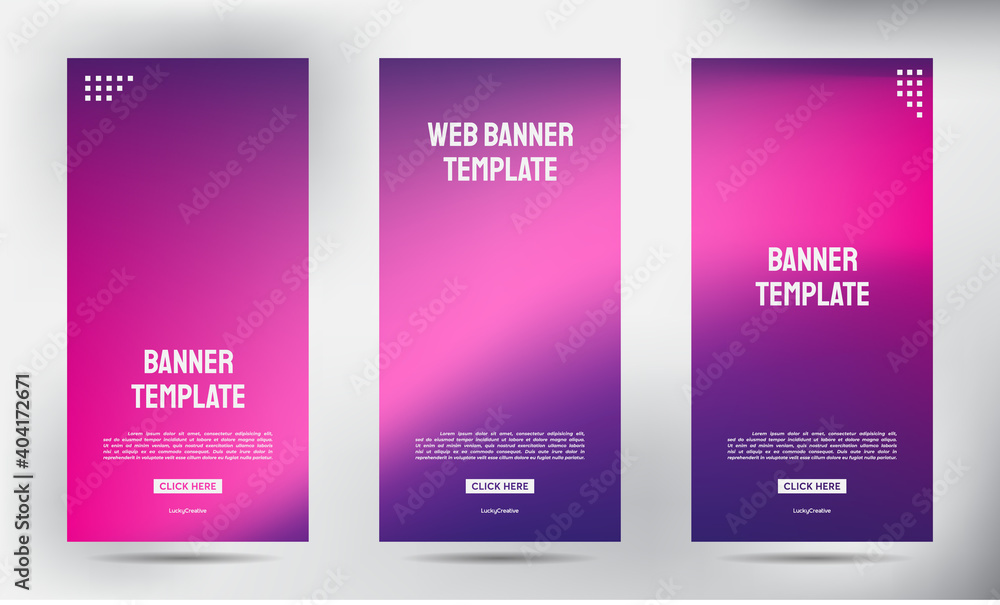 set of blurred roll up business brochure flyer banner design vertical ...