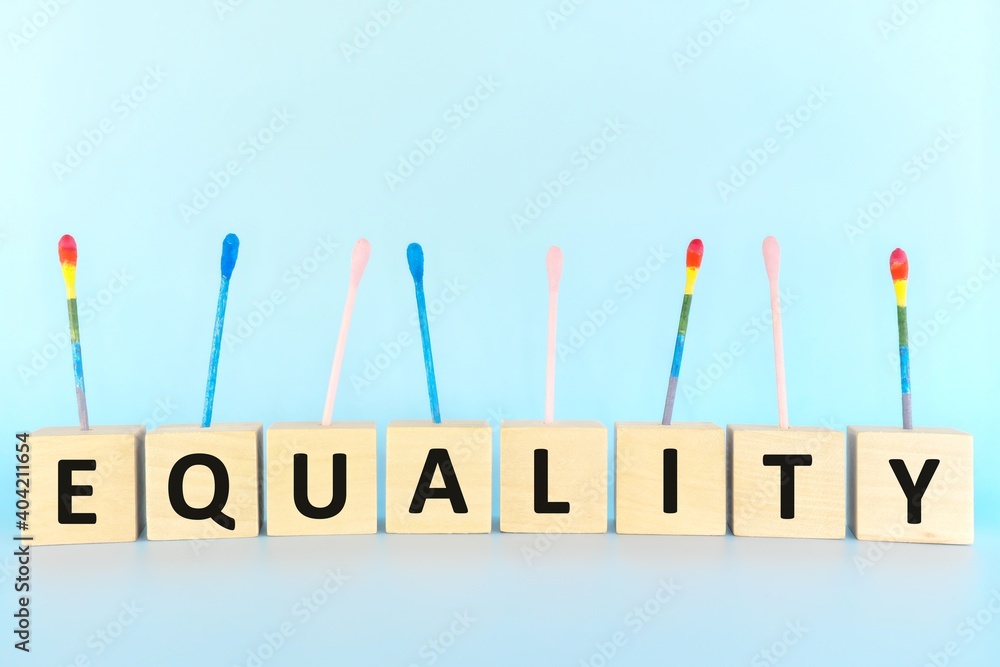 LGBT or LGBTQ gender equality, inclusion and diversity concept. Rainbow ...