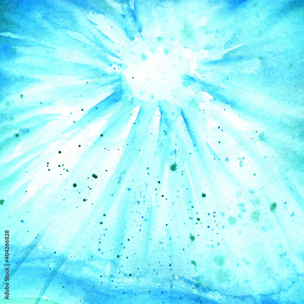 Sea background, Ocean, Water, Blue water, Watercolor water, Splashes ...