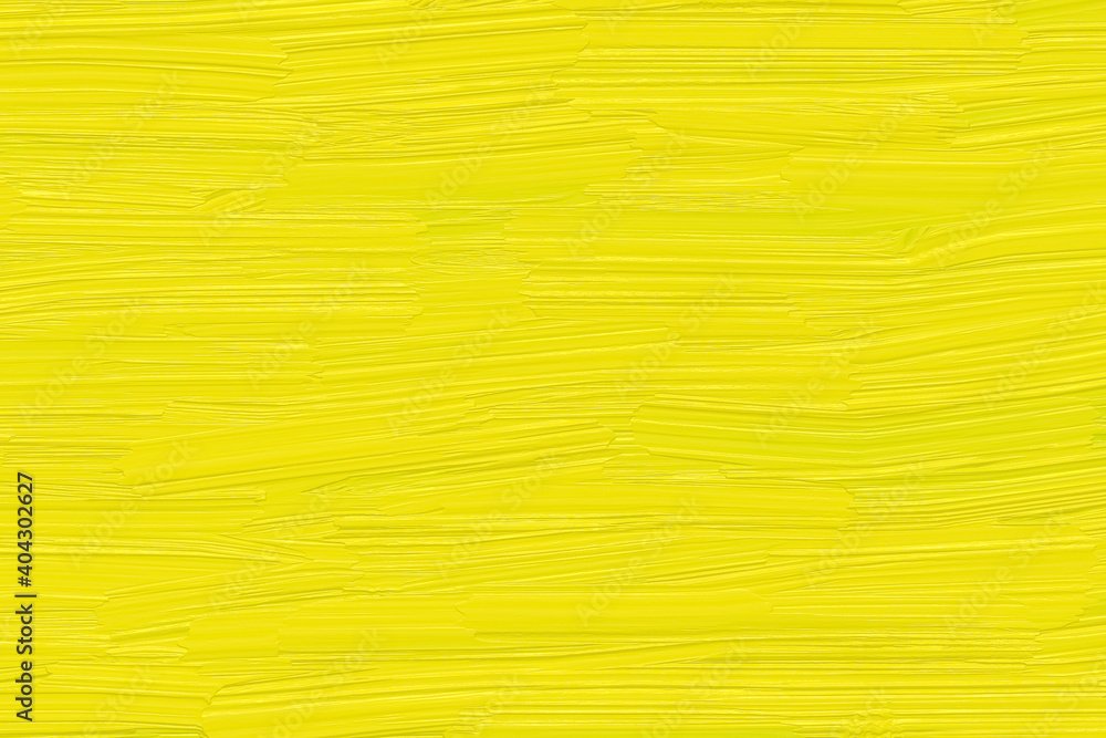 Yellow paint on smeared texture, bright aquarelle, summer color trend ...