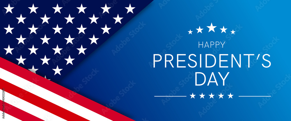 USA Presidents Day - Washington's Birthday celebrate banner background ...